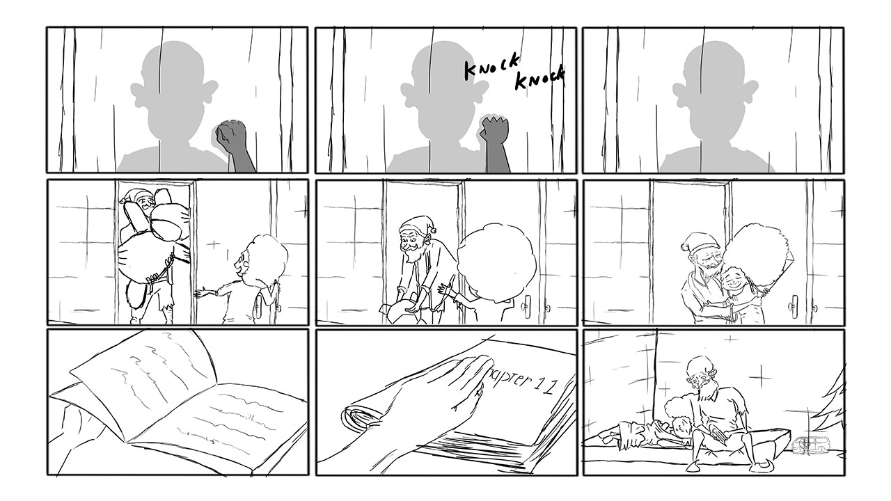 Ruan Smit - The Tinsel Township Christmas Tale - Story Boards