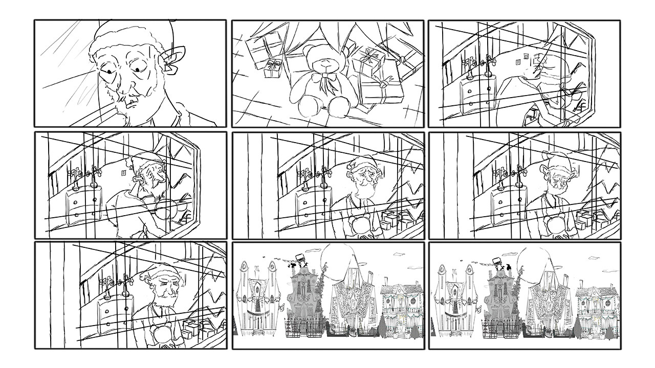 Ruan Smit - The Tinsel Township Christmas Tale - Story Boards