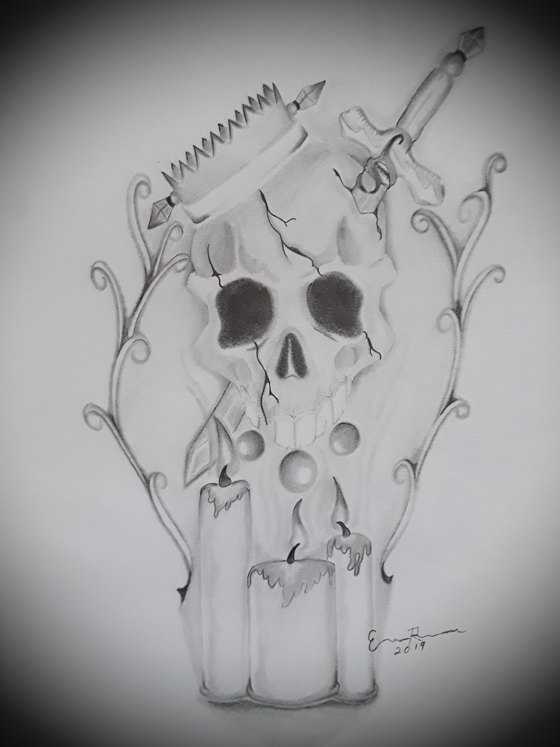 ArtStation - Dark fantasy traditional art