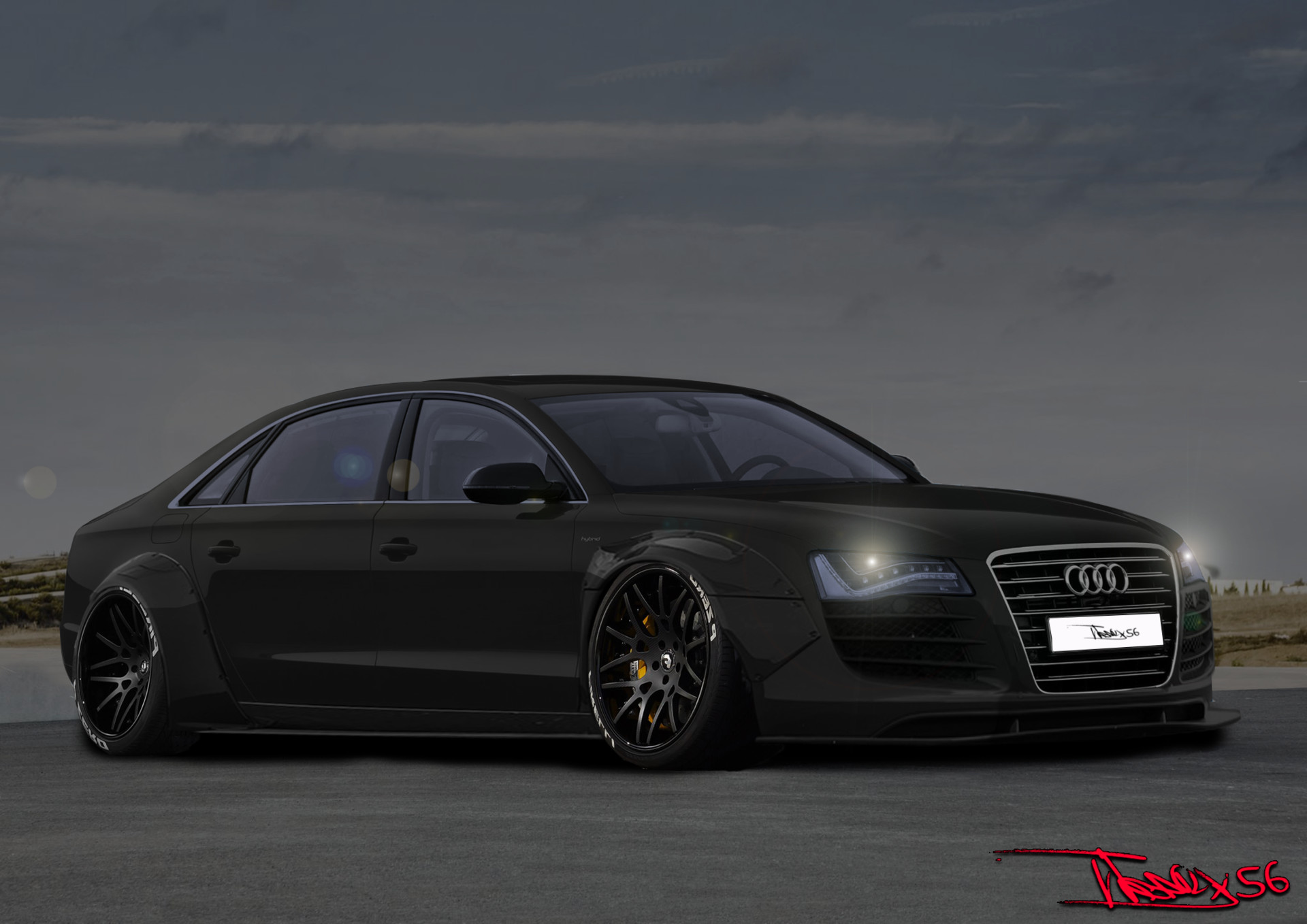 ArtStation - Audi S8 virtual tuning