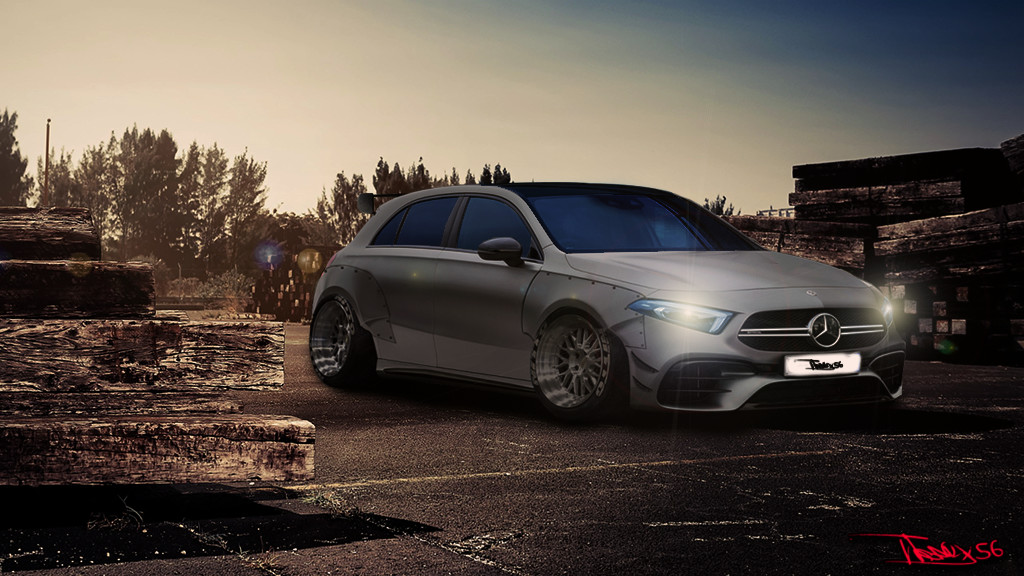 ArtStation - Mercedes-Benz Aclass Virtual tuning