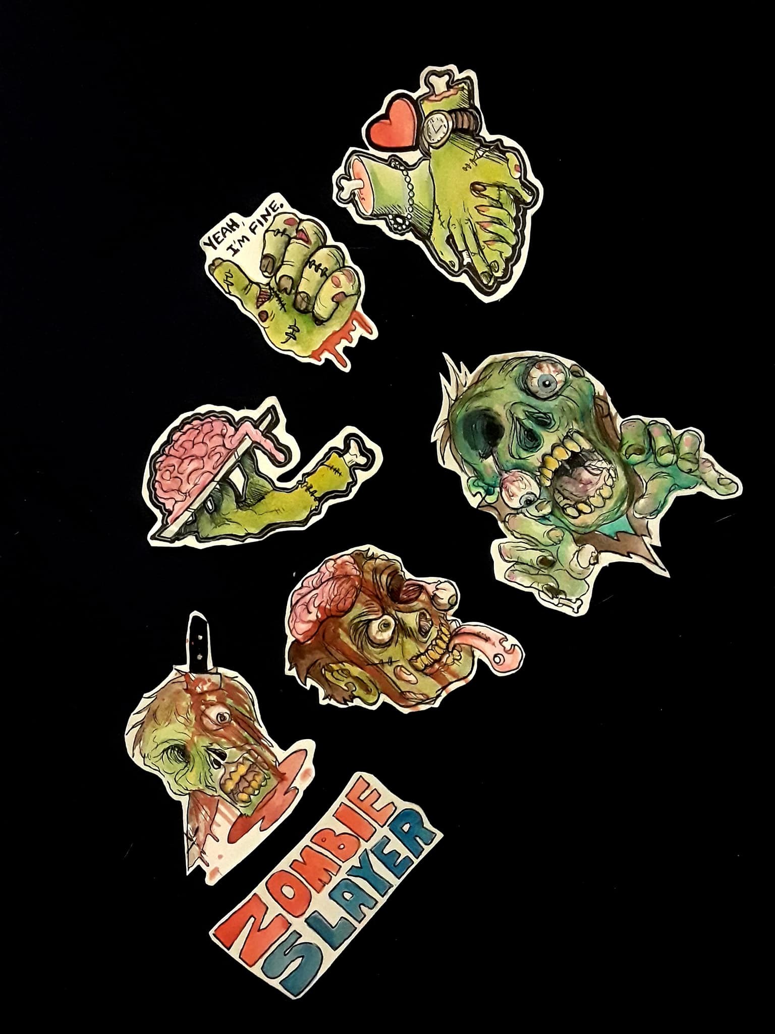 ArtStation - Zombie Stickers