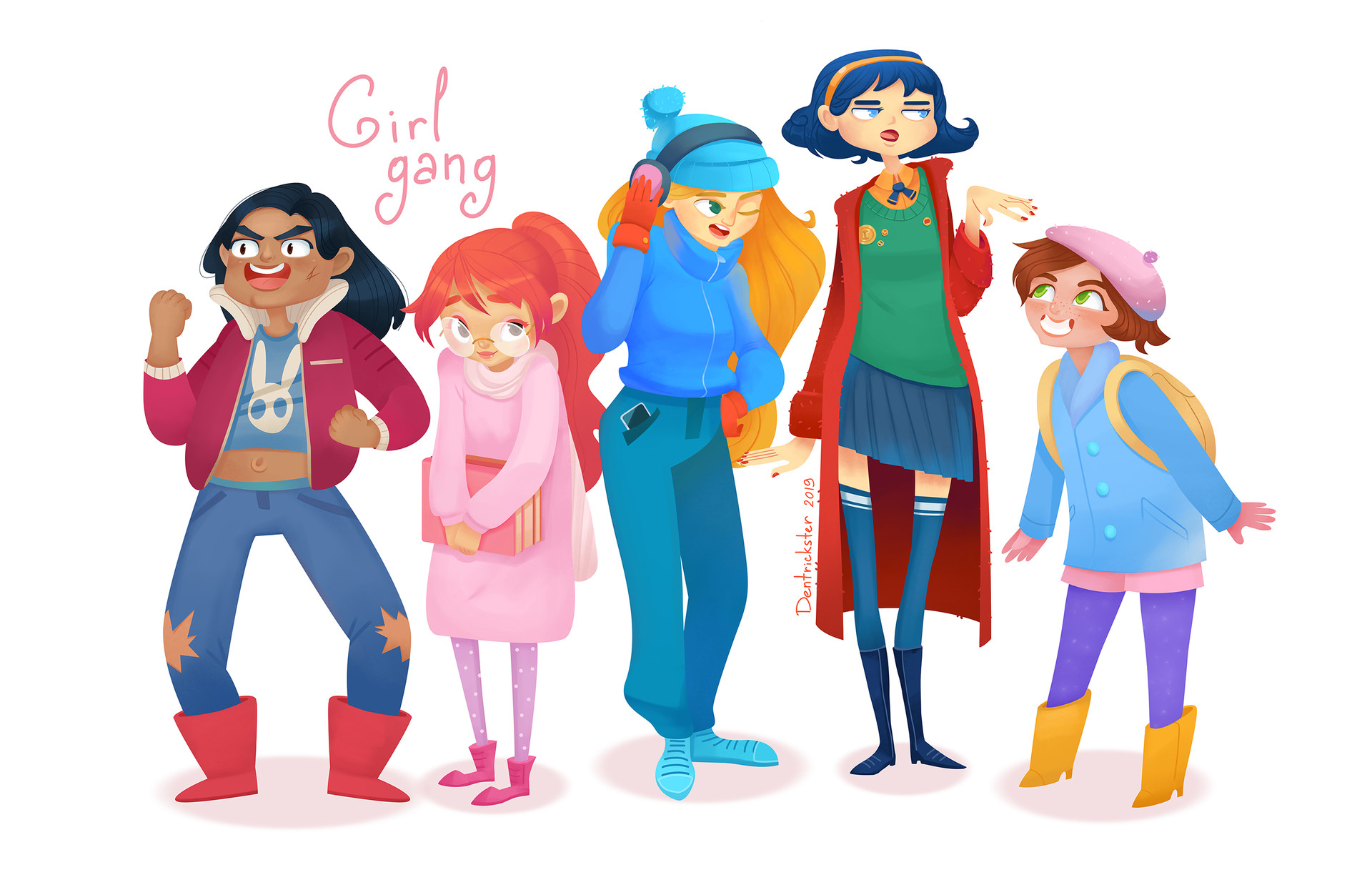 ArtStation - Girl gang