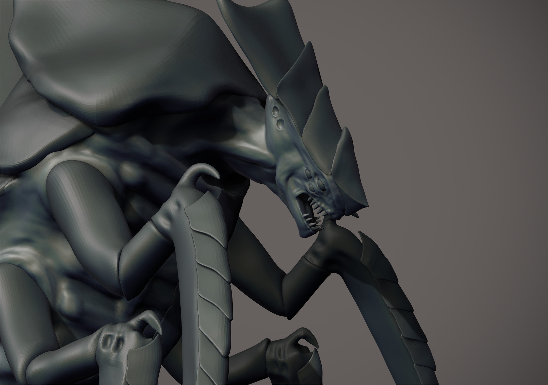 Dominic Read - Aquatic Tyranid WIP