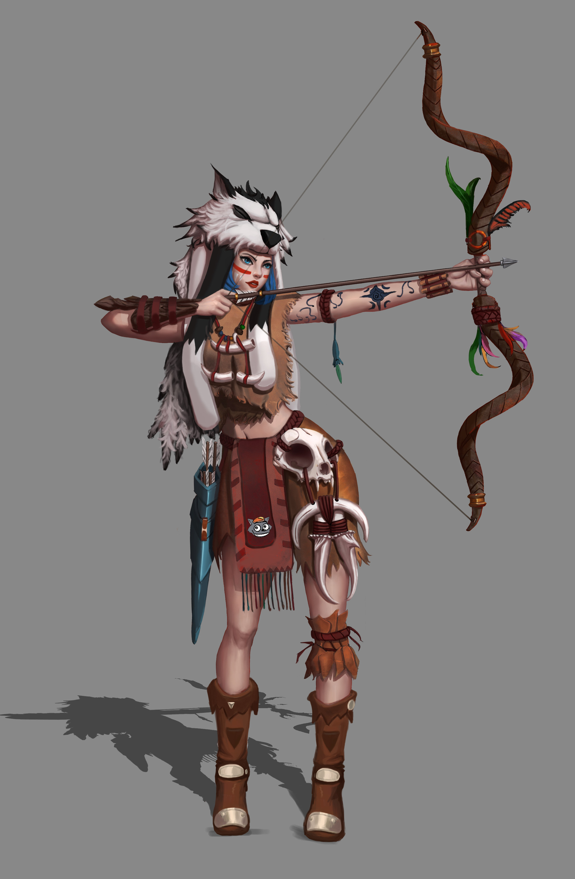 ArtStation - Wolf girl