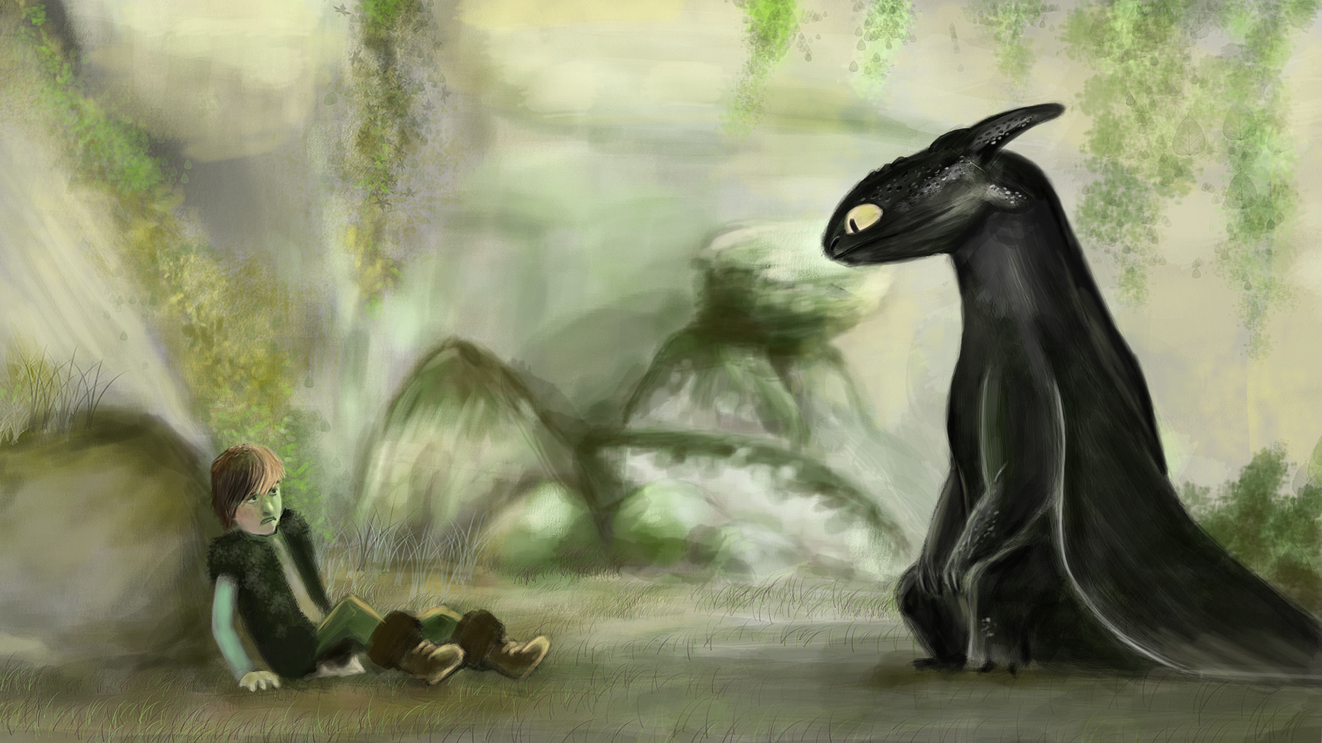 ArtStation - Forbidden Friendship (HTTYD)