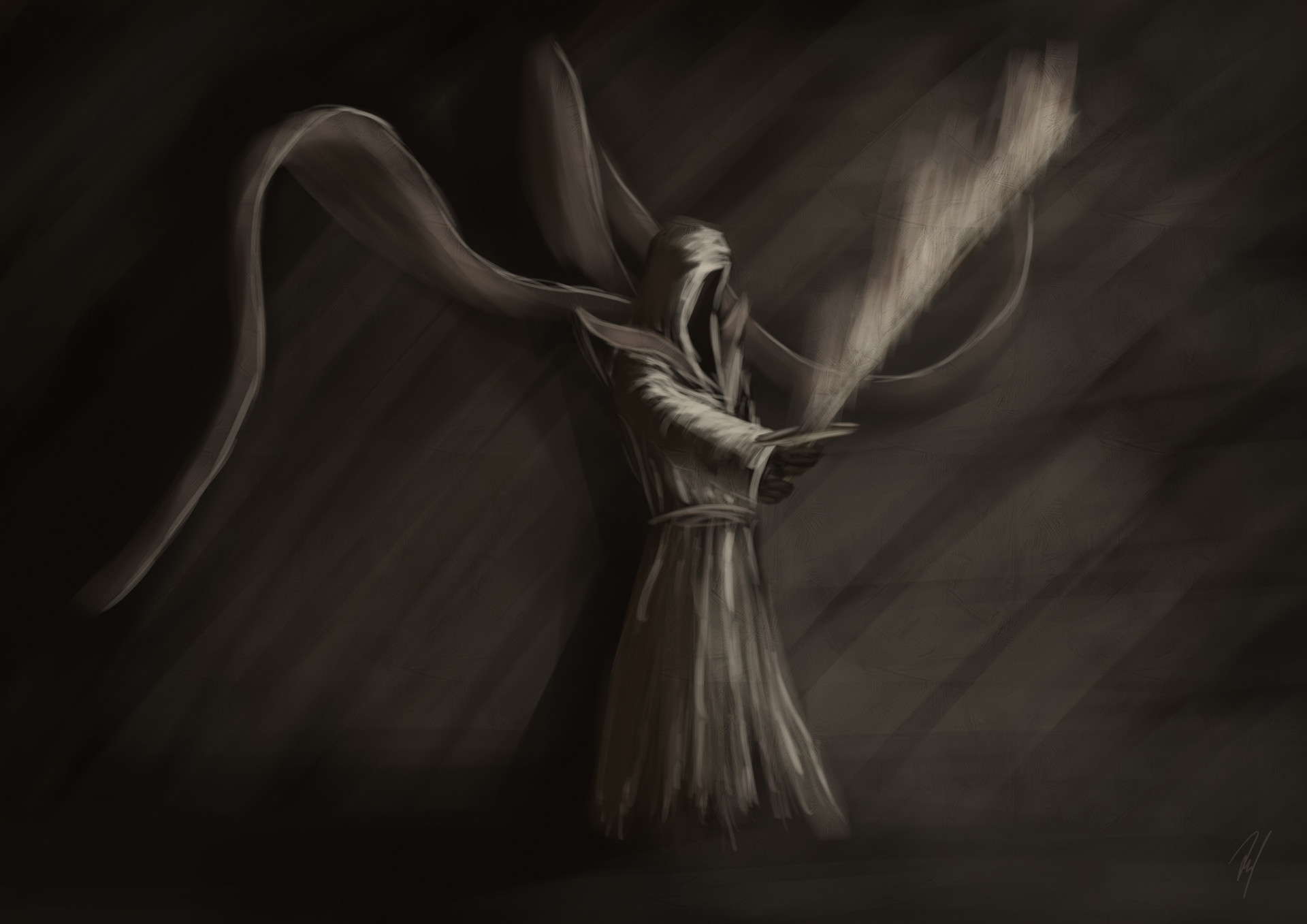 ArtStation - Flaming Sword