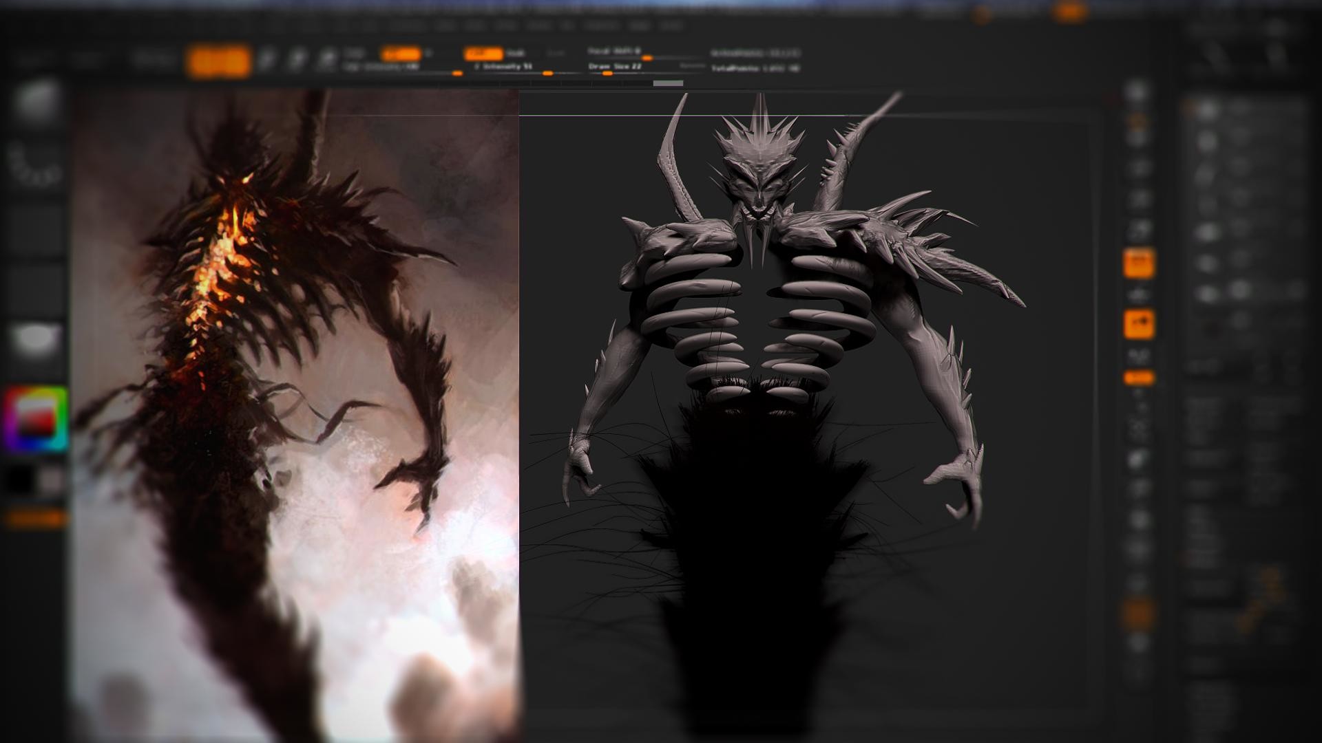 ArtStation - Screenshot during some work