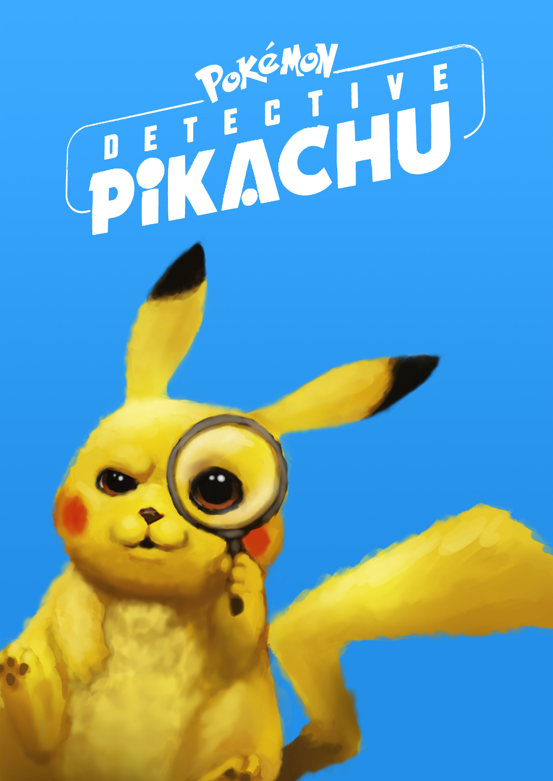 how to draw detective pikachu from the movie
