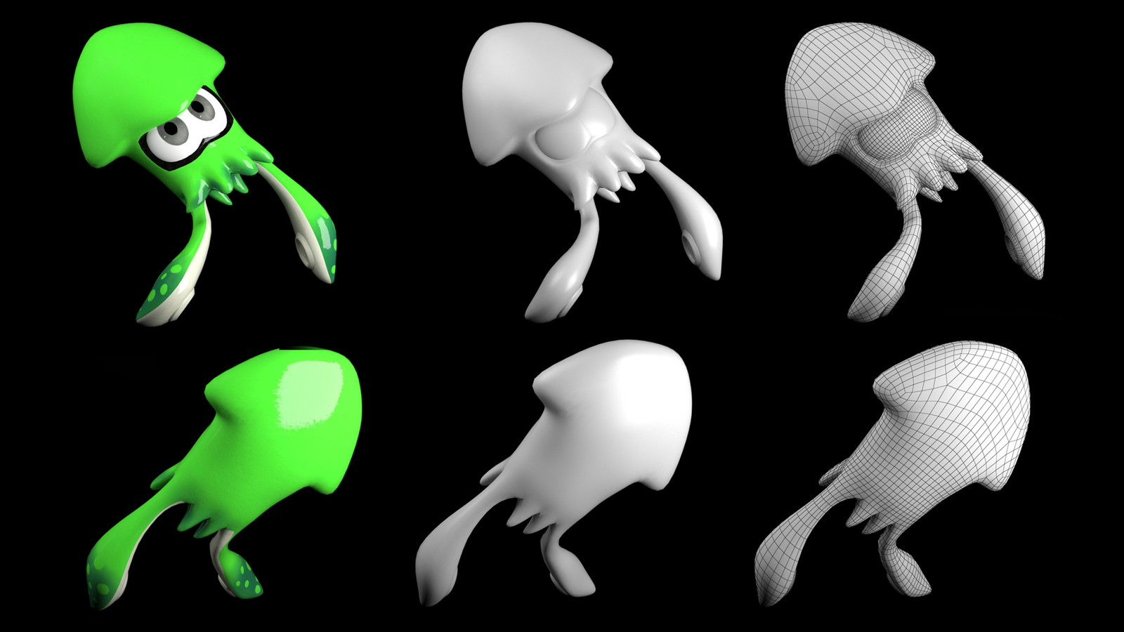 Quentin Geneste - Inkling Squid - Splatoon