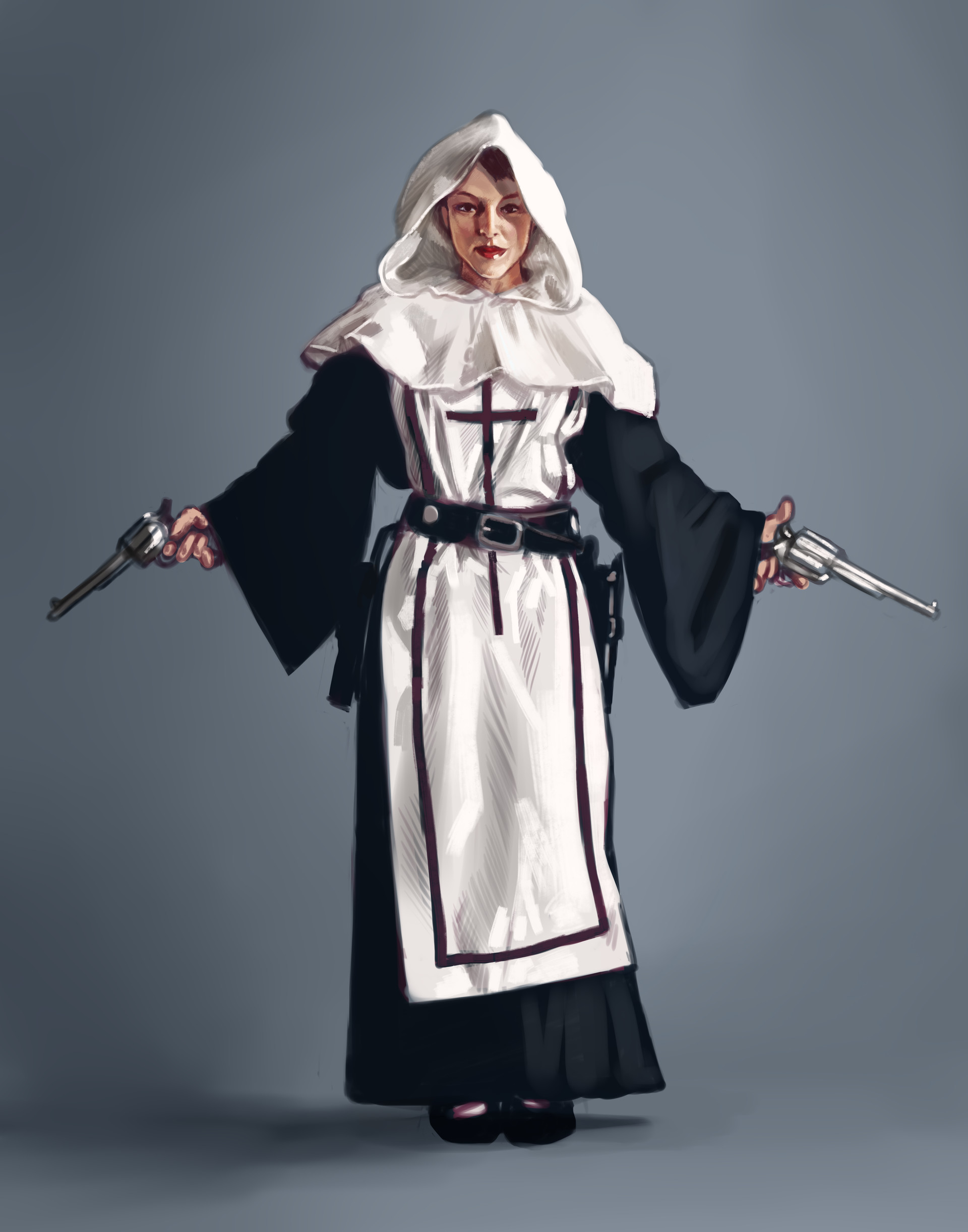 ArtStation - Nuns and Guns