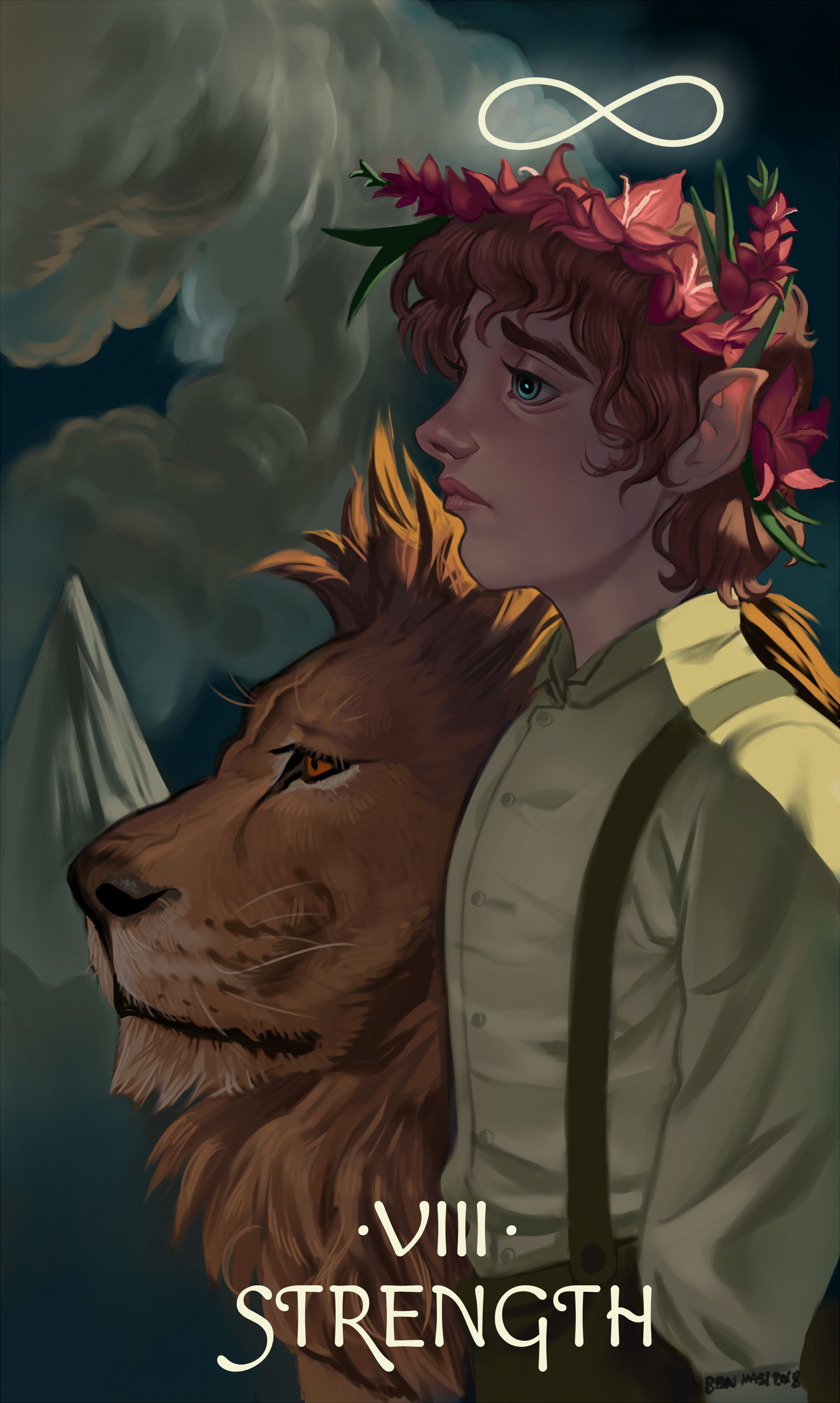 ArtStation - Lord of the Rings Tarot: Strength