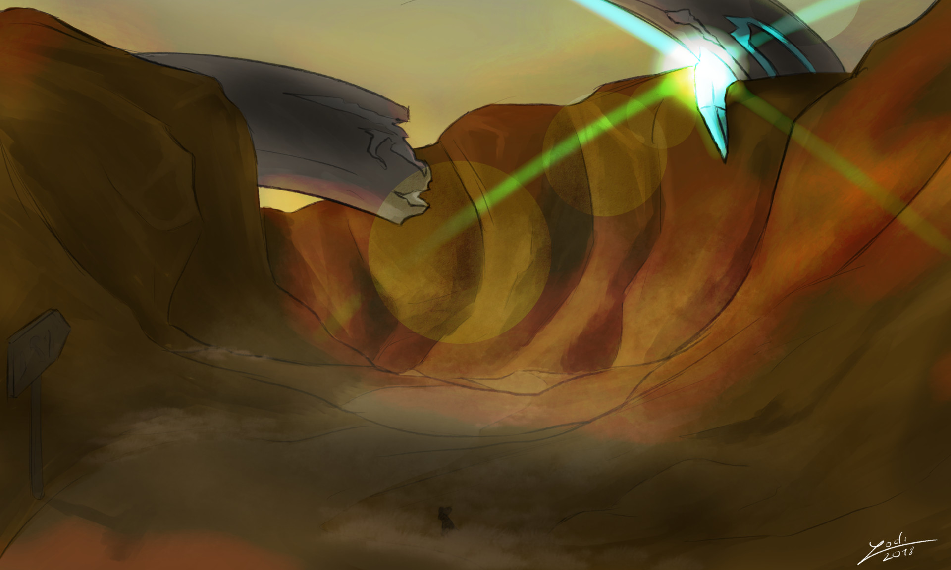 ArtStation - Sand and stone path