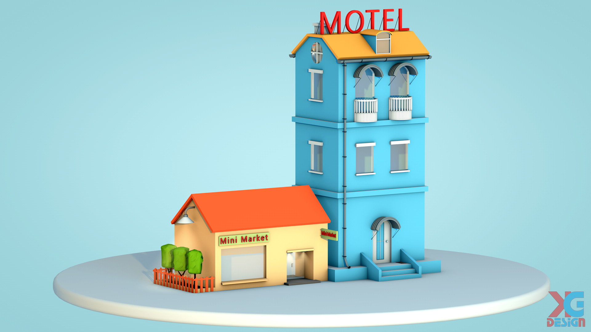 ArtStation - Mini Building-1