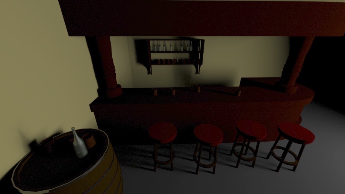 ArtStation - Bar 3D Environment