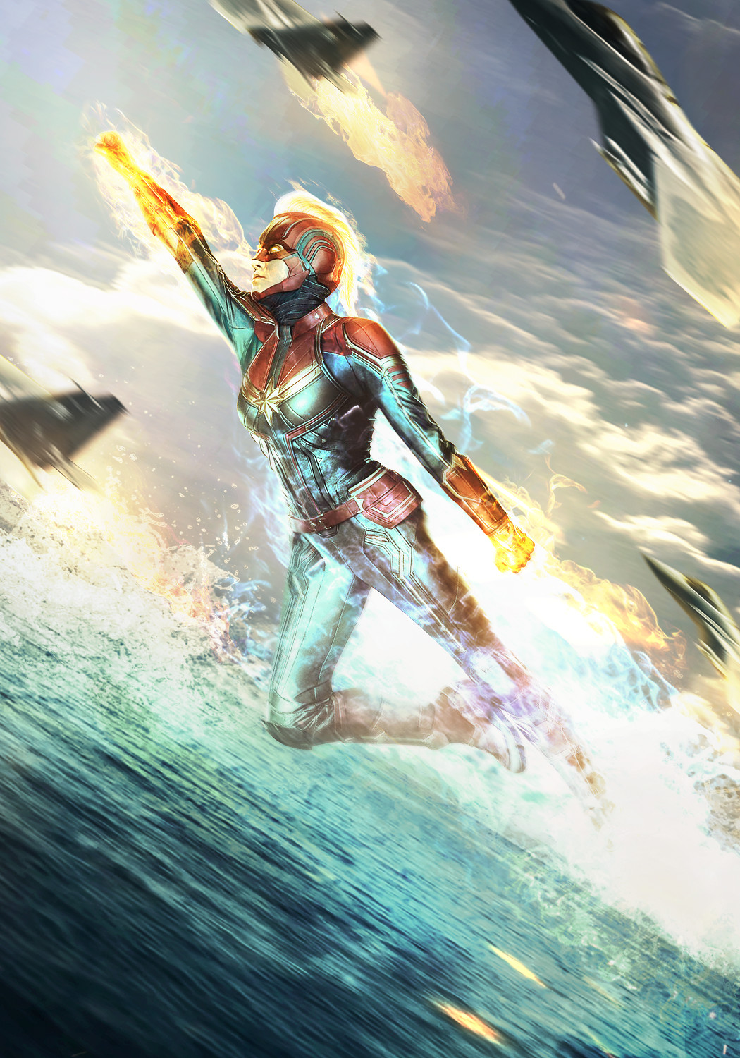 ArtStation - CAPTAIN MARVEL - ON MY WAY