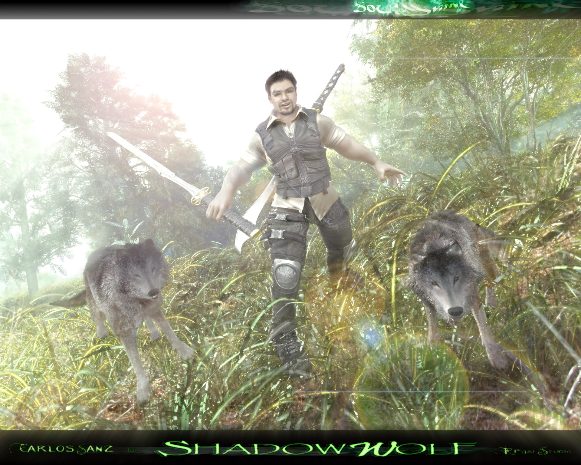 ArtStation - THE LEGEND OF SHADOW WOLF