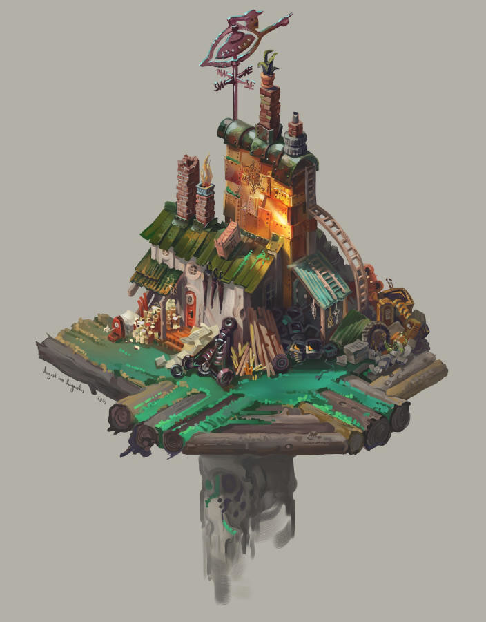 ArtStation - Clutter House