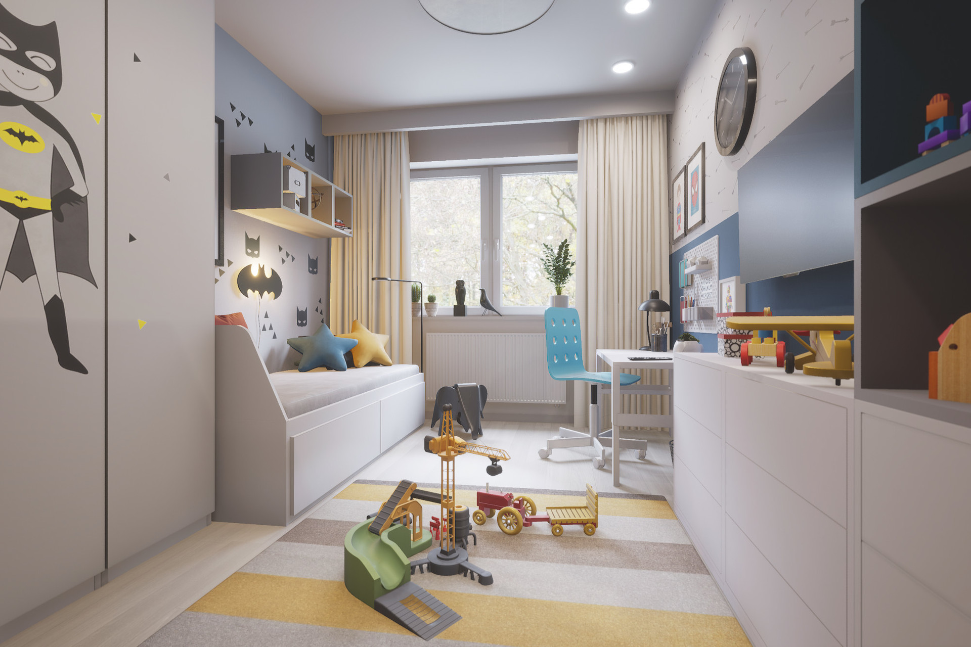 ArtStation - Seg House Interior - Son's room ( Unreal Engine / UE4 )