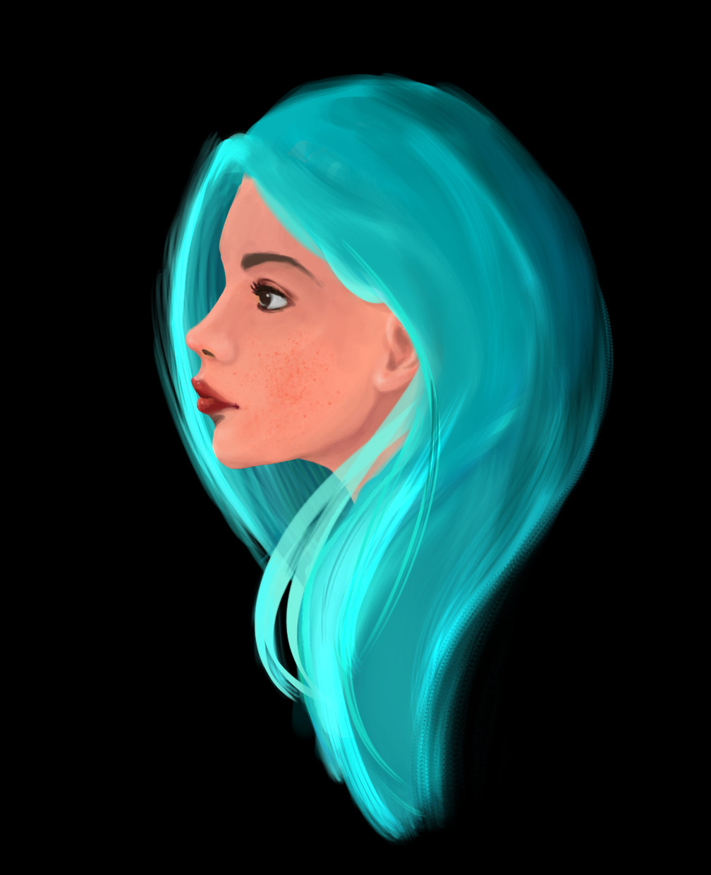 ArtStation - cyan mood