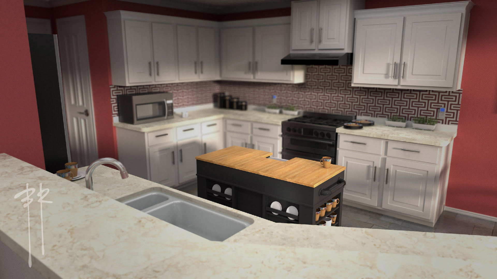 ArtStation - ArchViz Kitchen