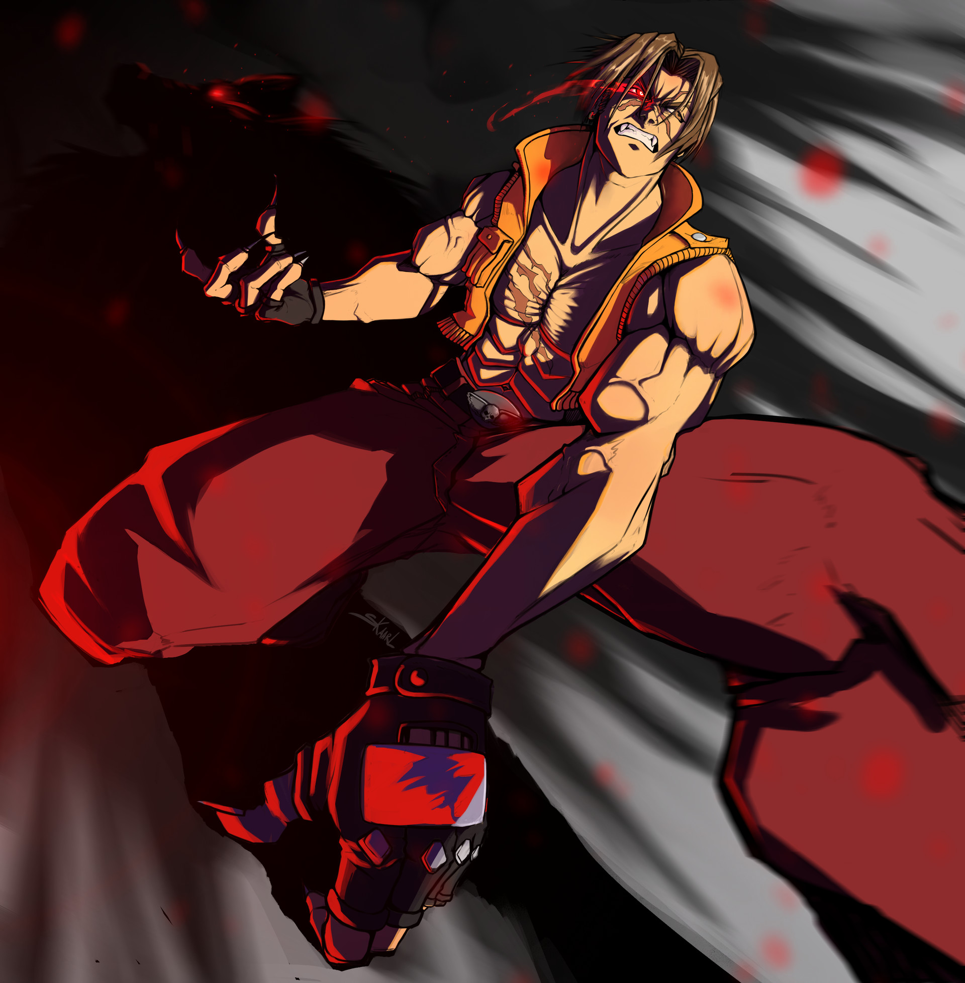 ArtStation - Fanart of Yugo in Bloody Roar