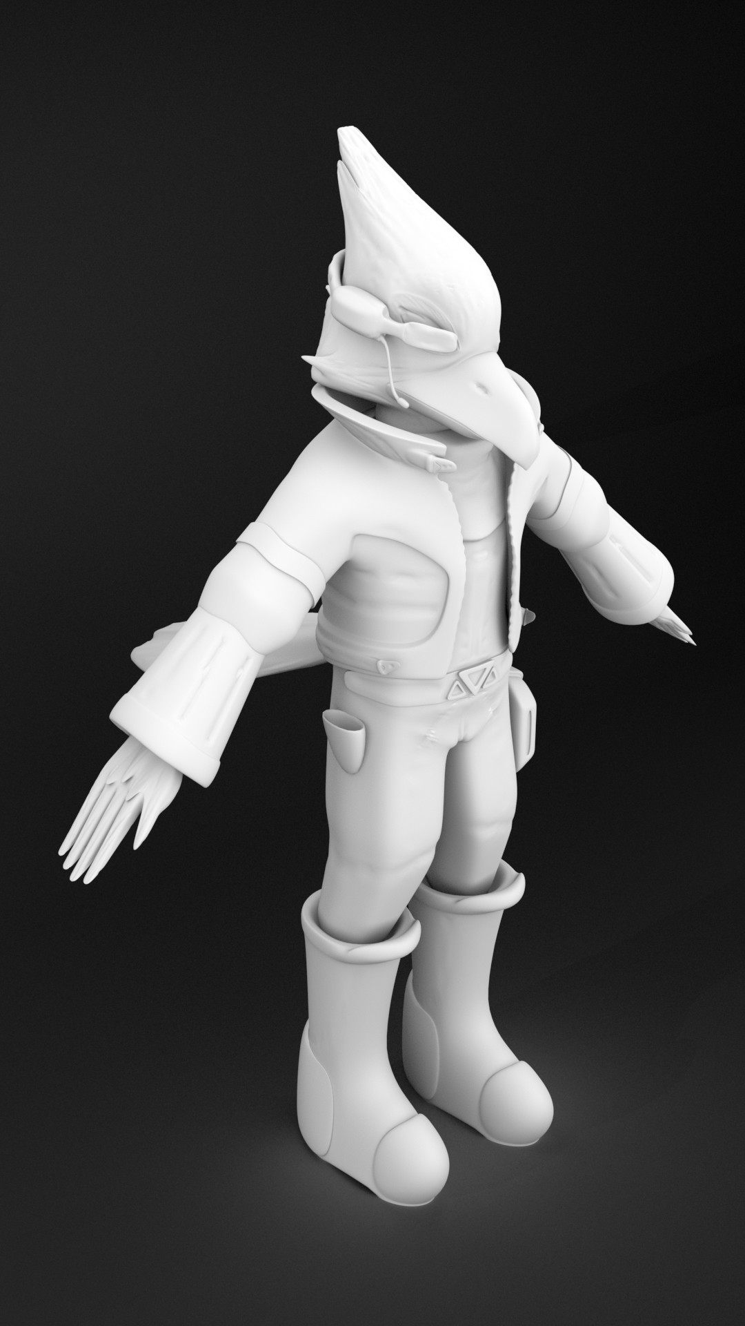 ArtStation - Falco Lombardi Model Fan Project