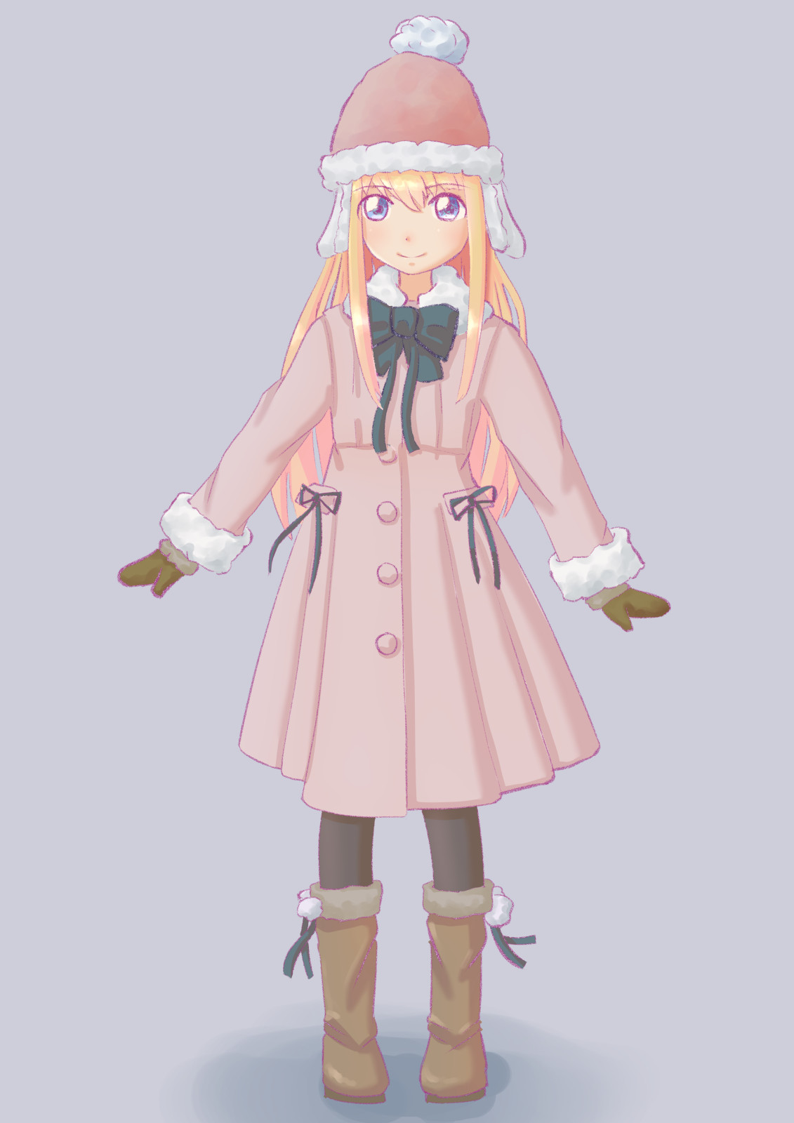 ArtStation - Winter Dress