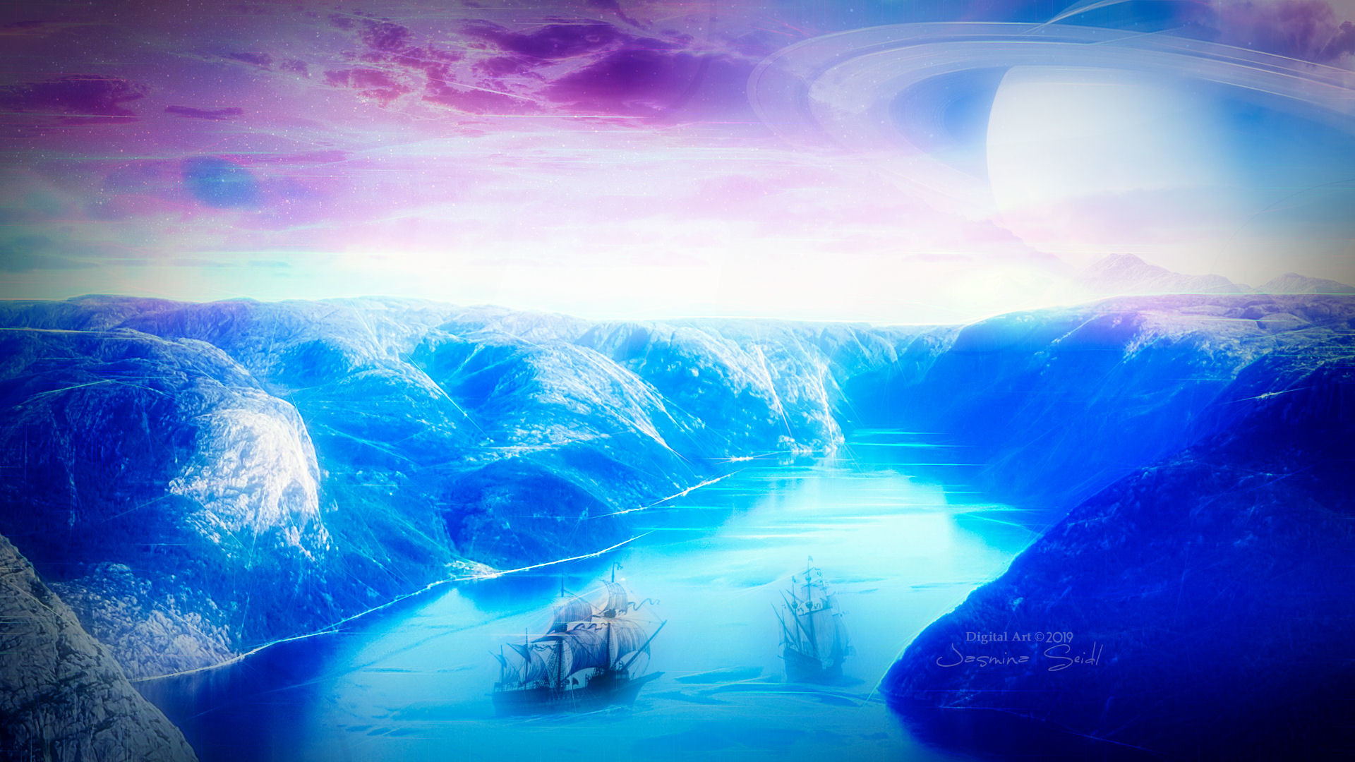 ArtStation - In the Gorge - Wallpaper