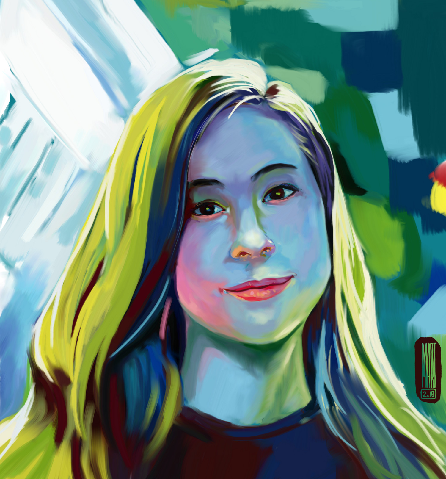 ArtStation - Portrait Color Study