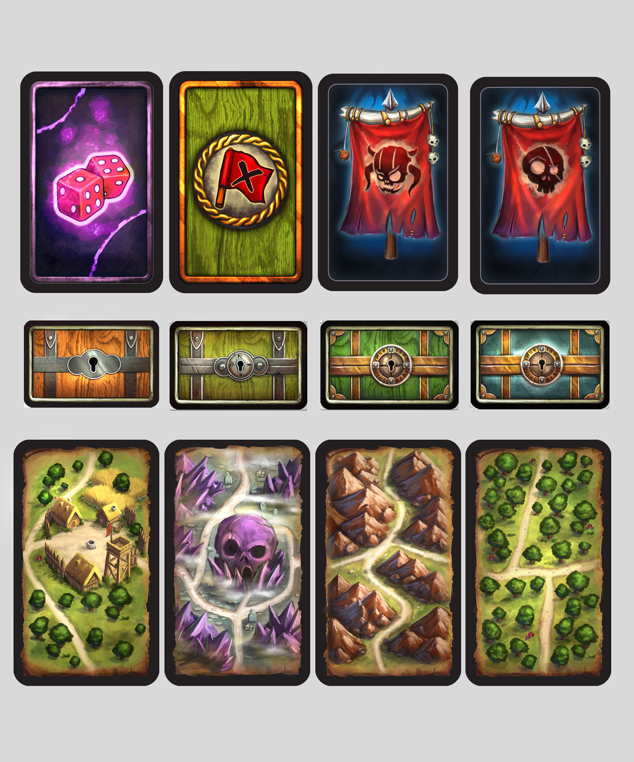 ArtStation - Doomrock Cards Back