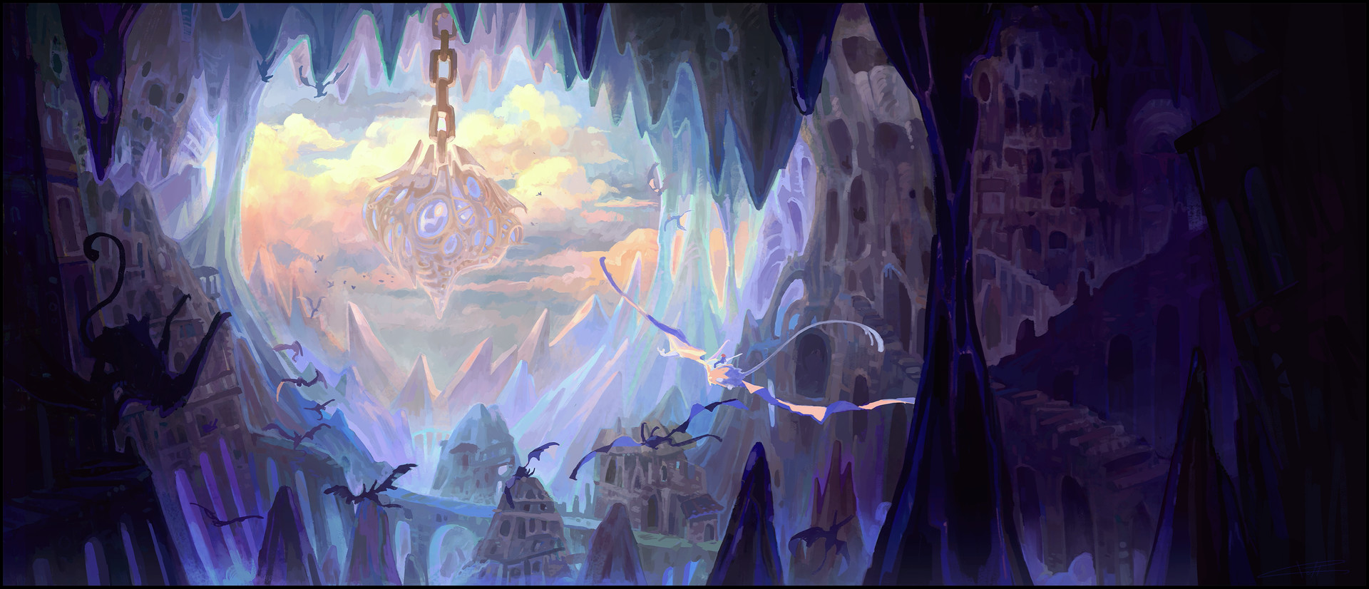 ArtStation - Narr's bat falconry