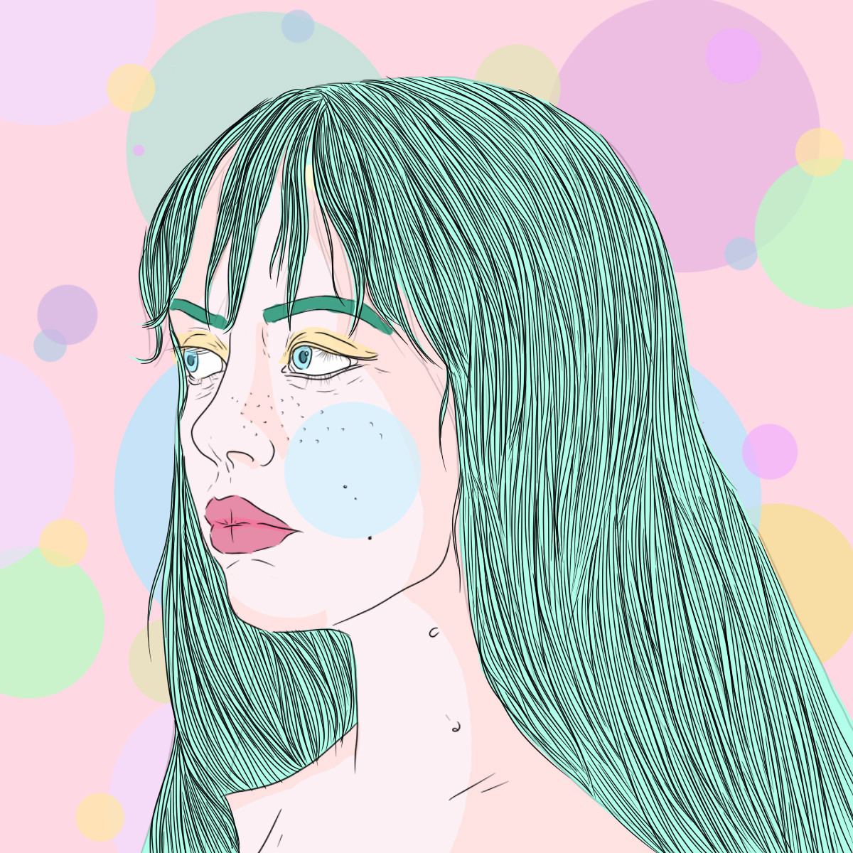 ArtStation - quick pastel portrait