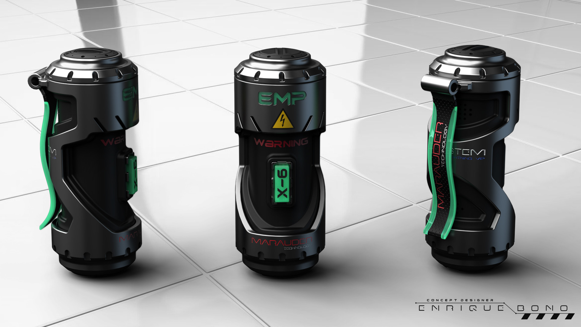 Enrique Bono - Grenade Concept