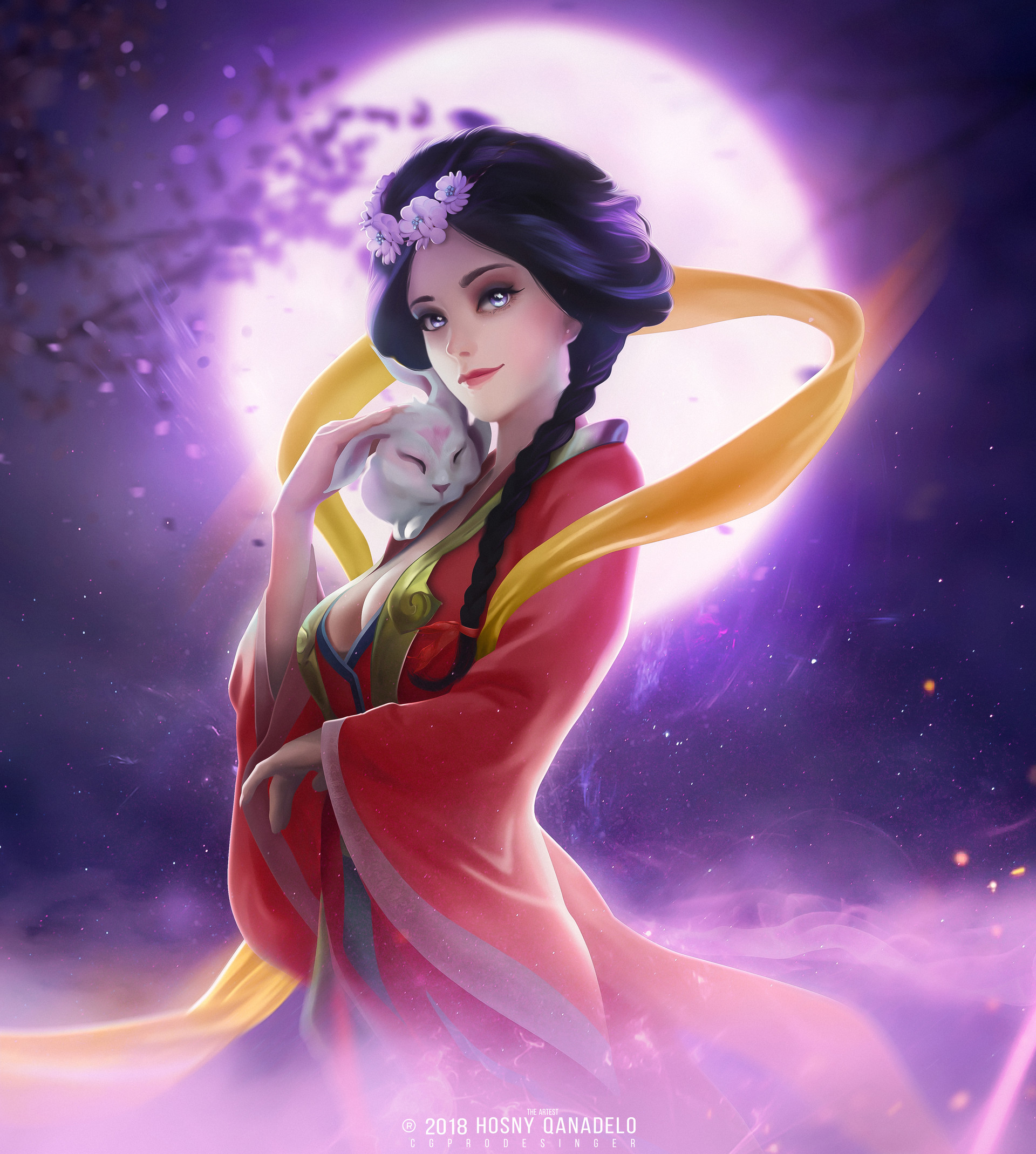 ArtStation - fantasy woman drawing