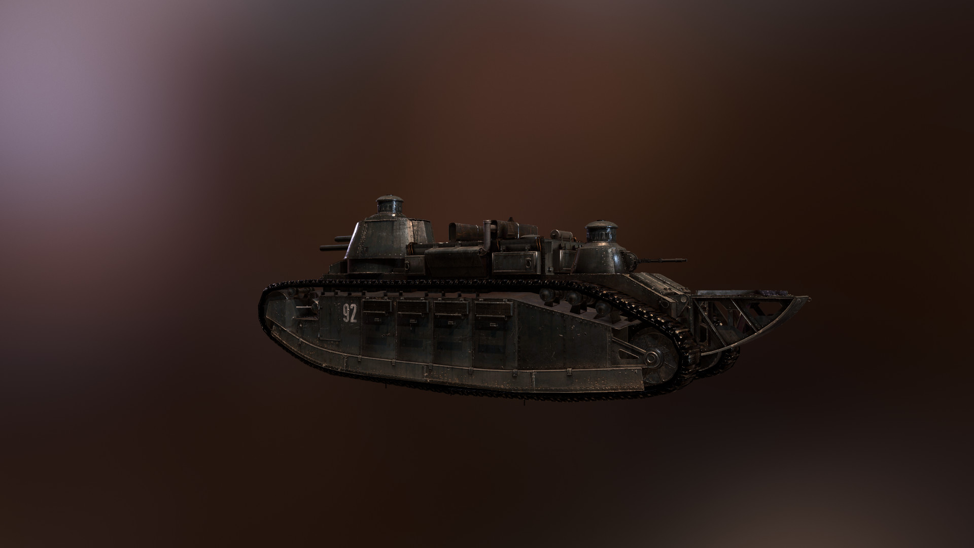 ArtStation - Battlefield 1 - They Shall Not Pass behemoth (Char 2C) - (Retextured)