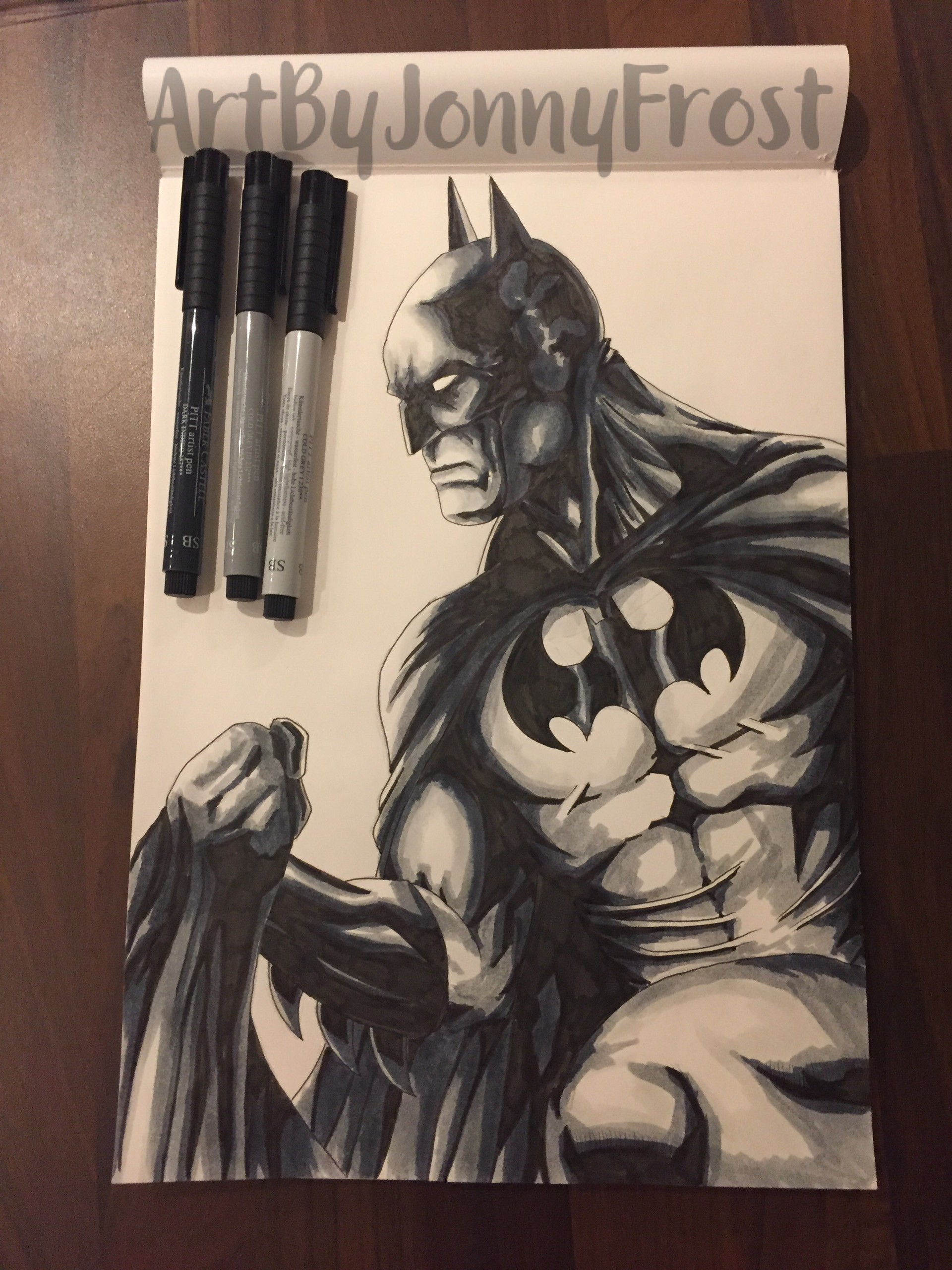how to draw batman eric henson