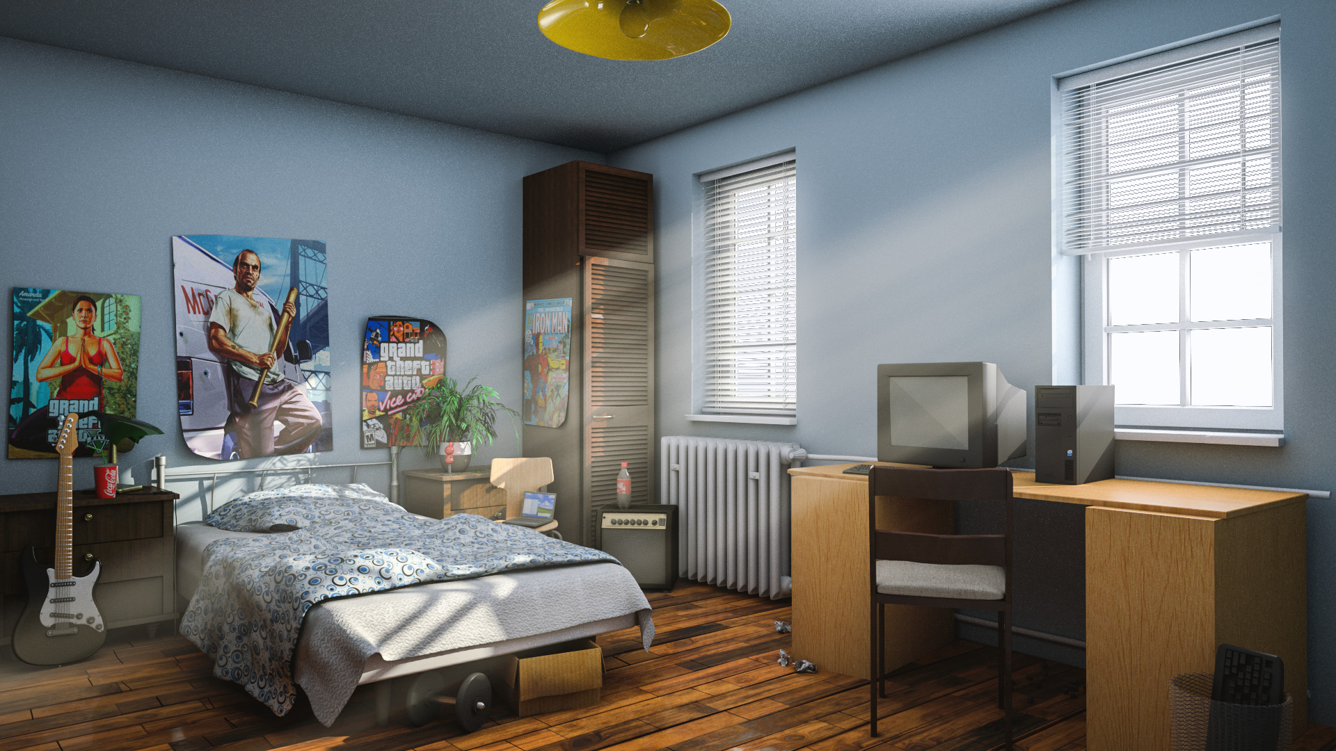 ArtStation - GTA fan Room (Lighting Challenge)