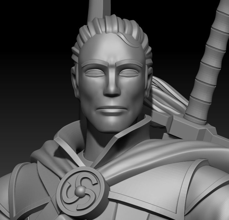 ArtStation - D&D Human Fighter 'folk hero'