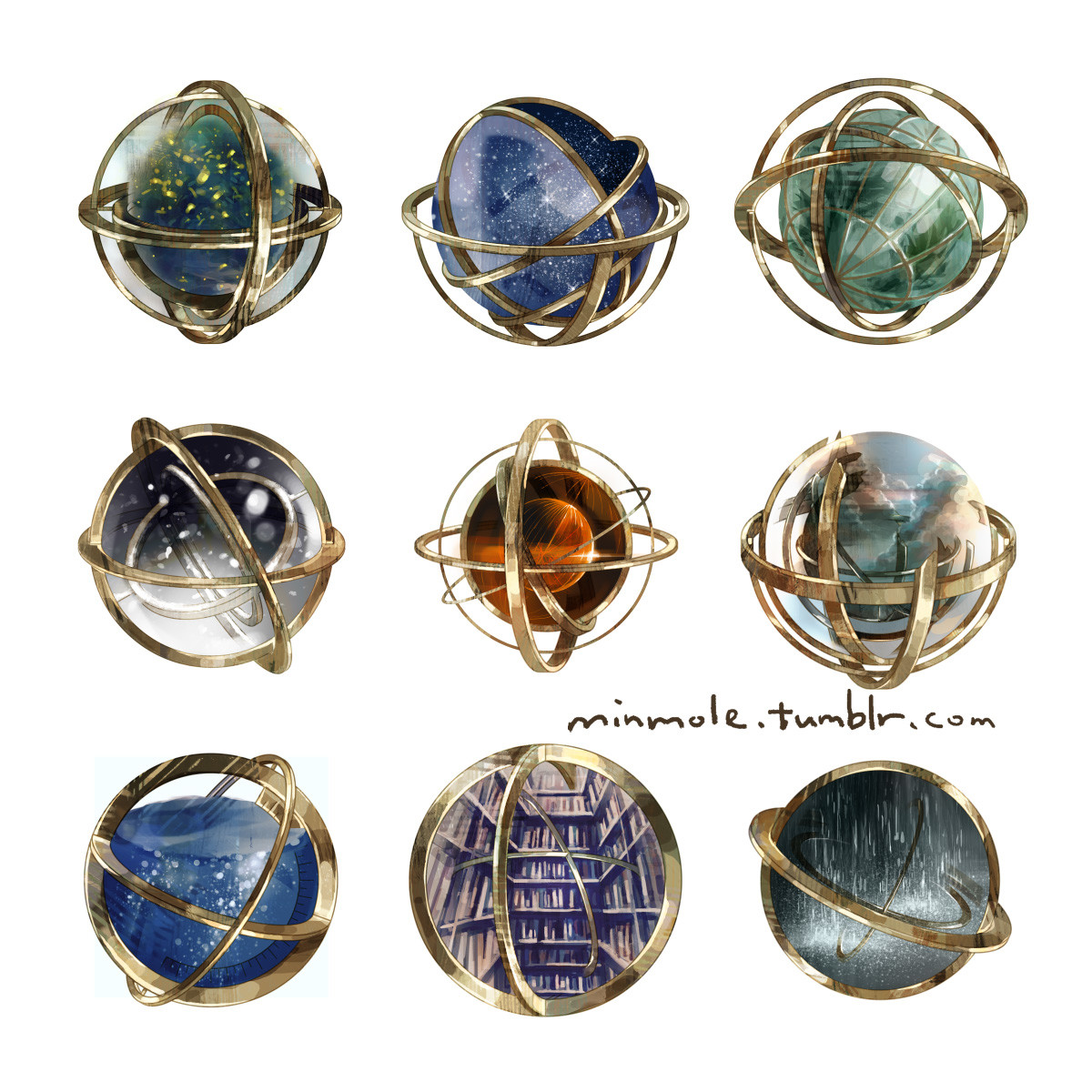 ArtStation - Celestial Globe, Danni Li