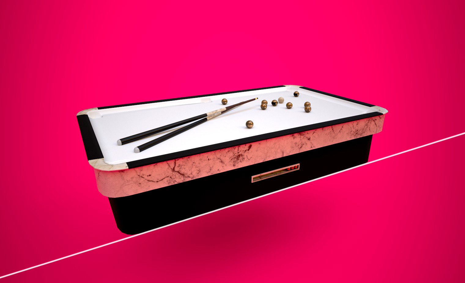 ArtStation - Pool Table