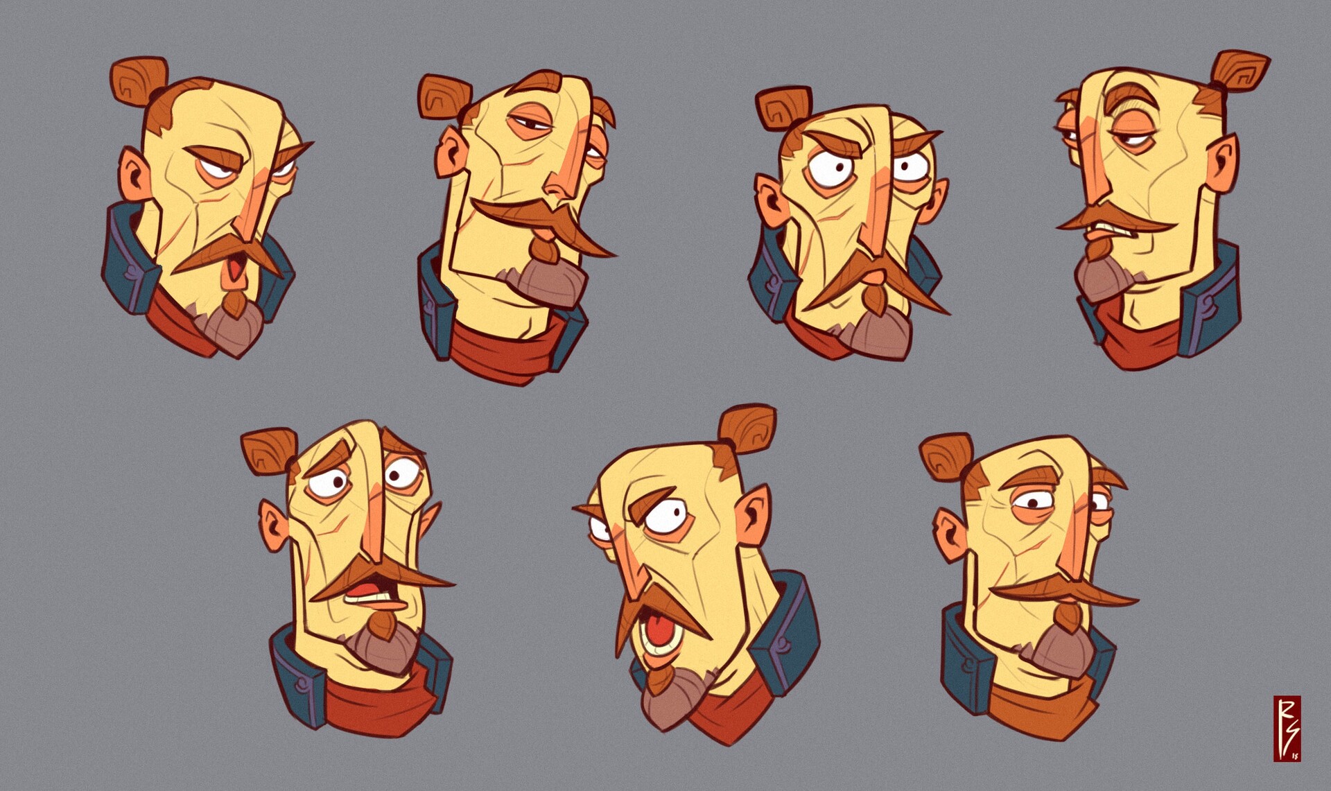 ArtStation - Lord Facial Expressions