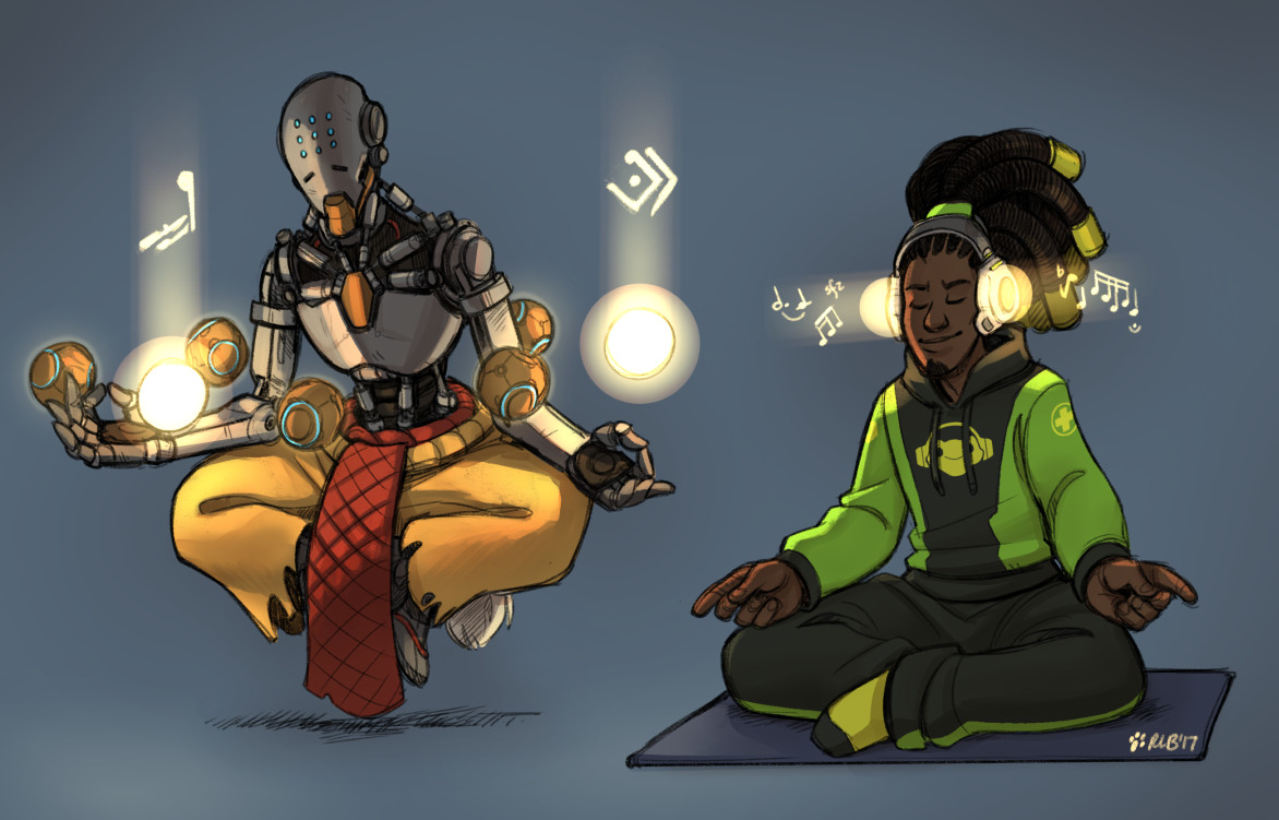 ArtStation - Meditation (Overwatch)