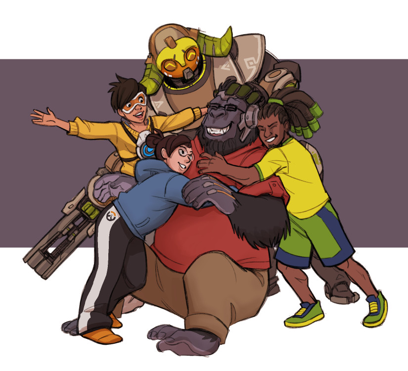 Rachel Bennett - Group Hug (Overwatch)