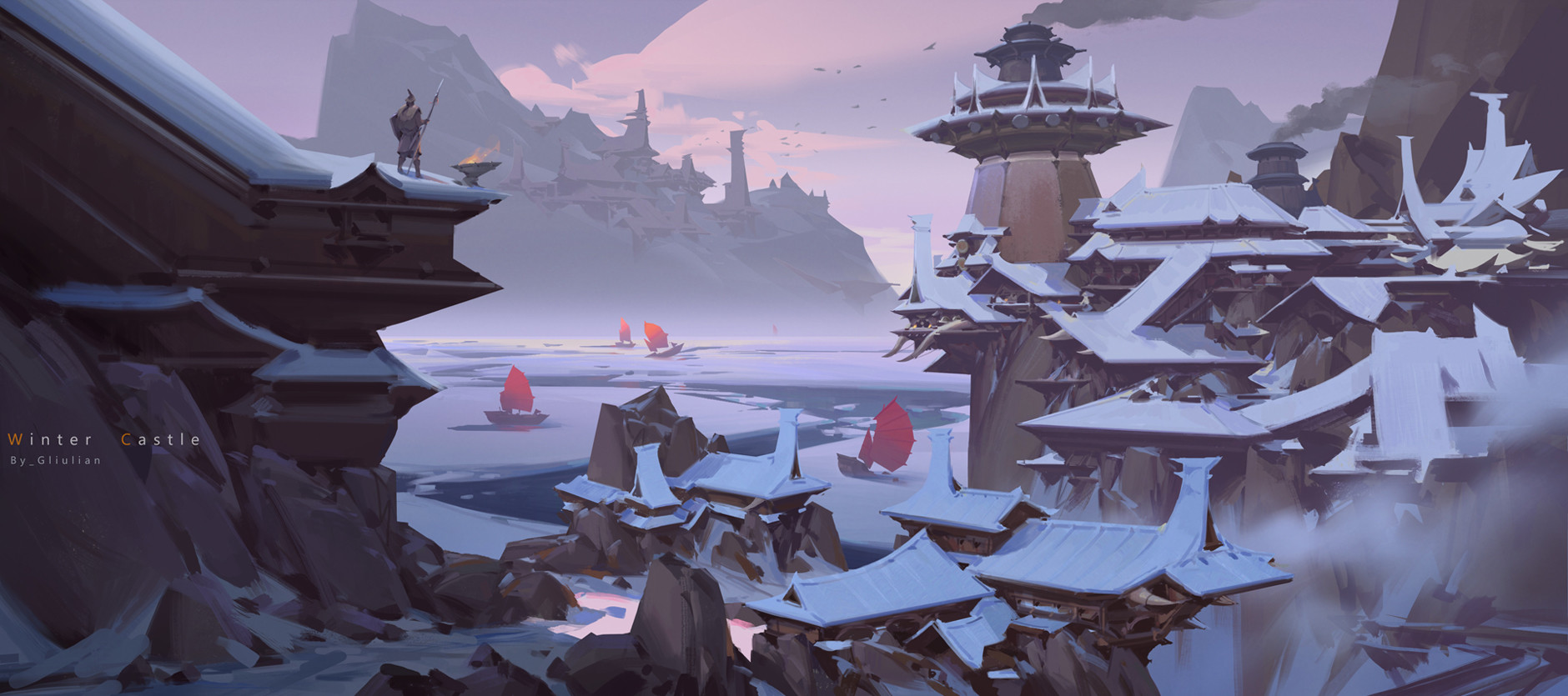 ArtStation - winter castle