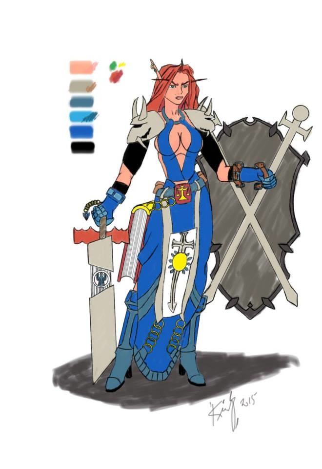 ArtStation - Designing my very own character, Cortessa