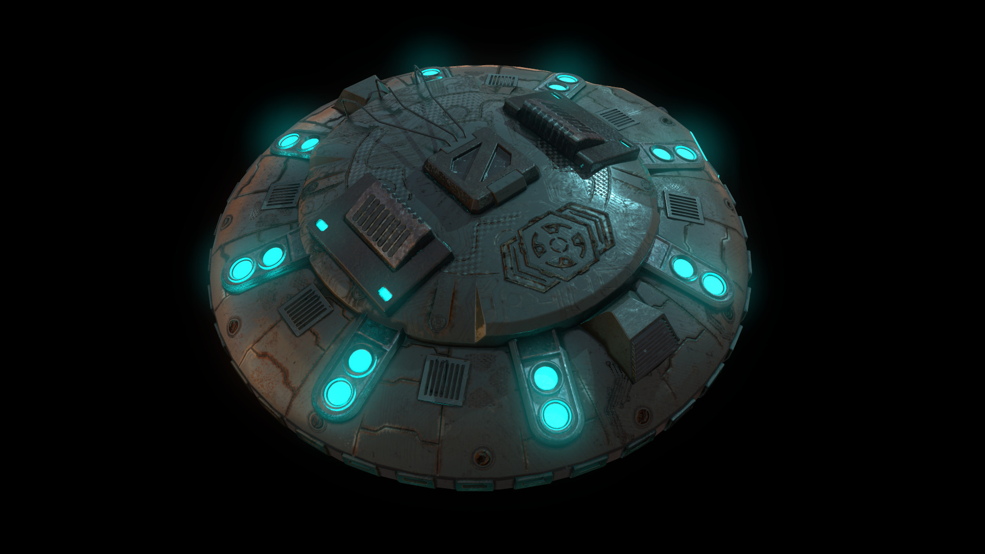 ArtStation - UFO Game-Ready 3D Model