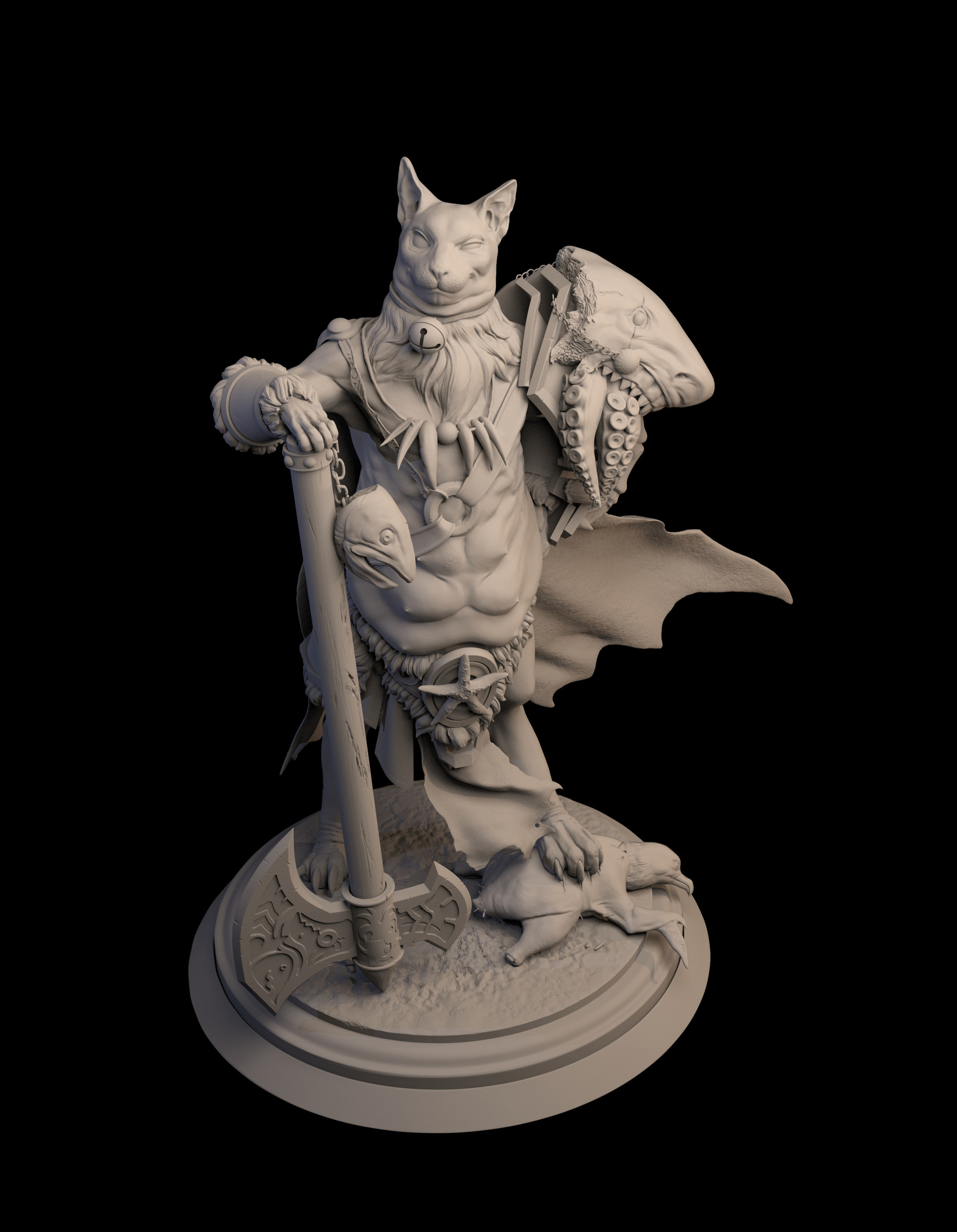 ArtStation - ＃PetContest2018 猫咪国王 Cat king