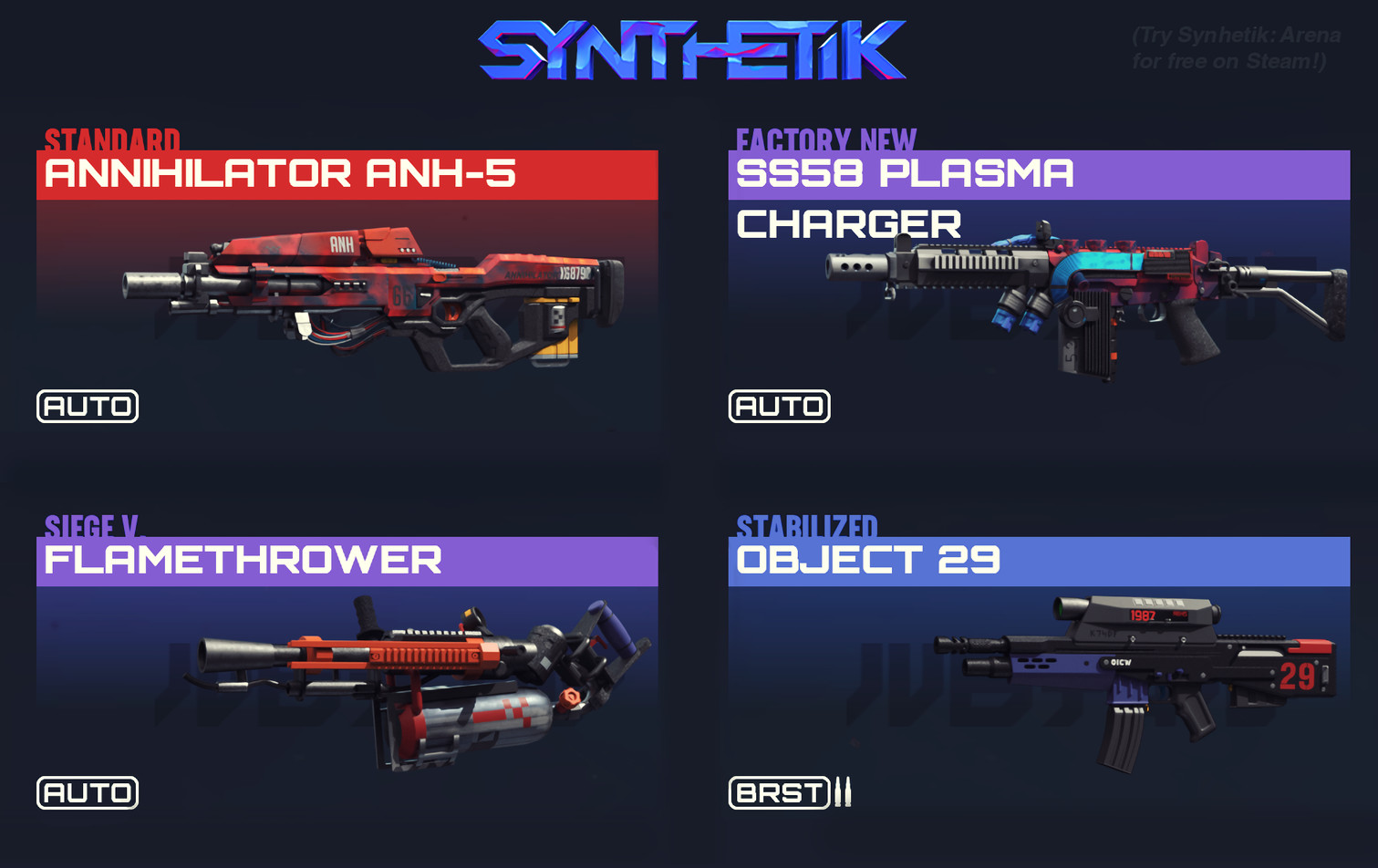 ArtStation - Weapons of SYNTHETIK 2