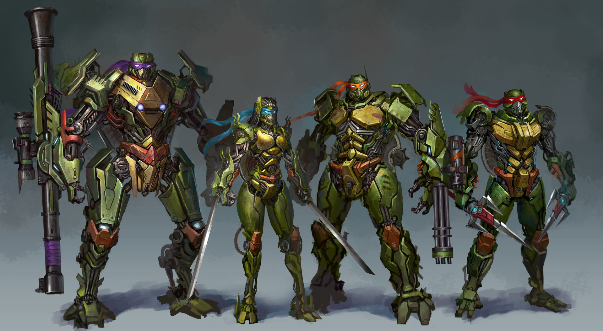 ArtStation - Ninja Turtles